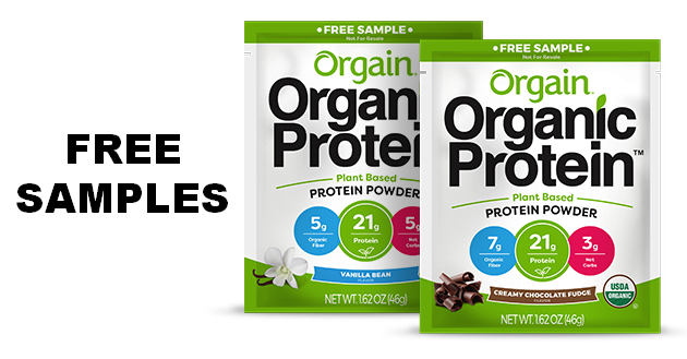 FREE Sample of Orgain Organic Protein Powder