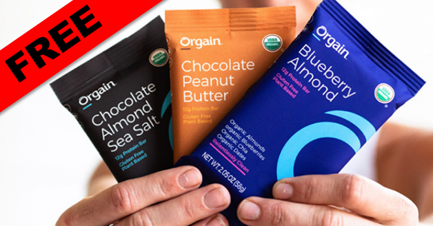 FREE Orgain Simple Protein Bar Sample
