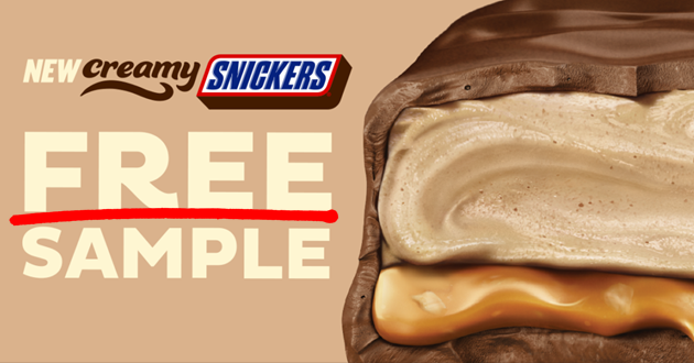 FREE Creamy Snickers