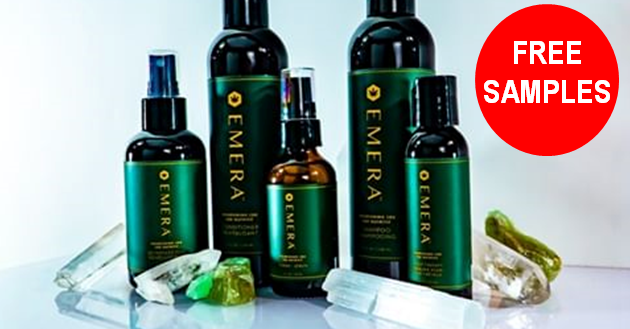 FREE Emera CBD Haircare Sample Pack