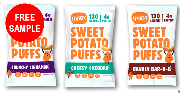 FREE Samples of Spudsy Sweet Potato Puffs