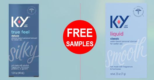 FREE K-Y Personal Lubricant Sample