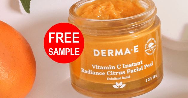 Free Derma E Vitamin C Facial Peel Sample