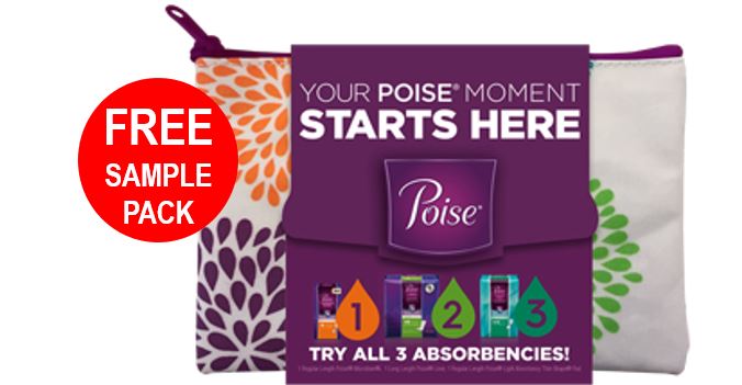 FREE Poise Pads Sample Kit