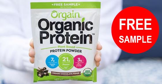Free Orgain Organic Protein Powder Samples