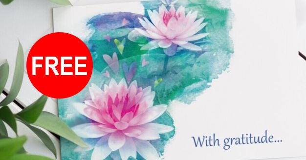 3 FREE Gratitude Postcards