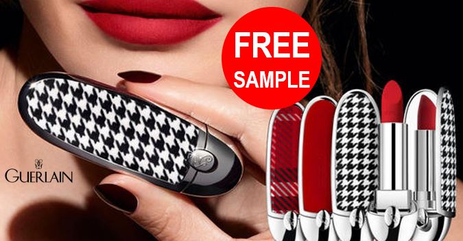 FREE Guerlain Rouge G Luxurious Velvet Lipstick Sample