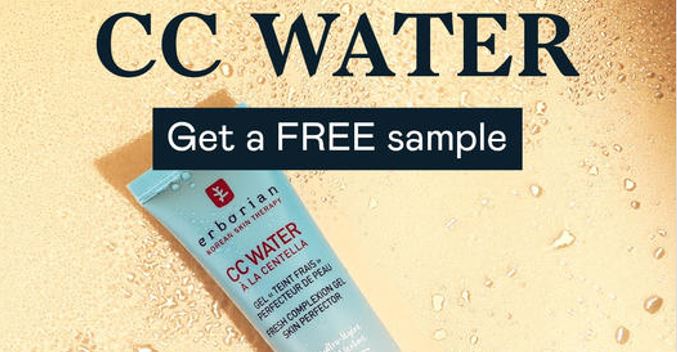 FREE Erborian CC WATER Sample