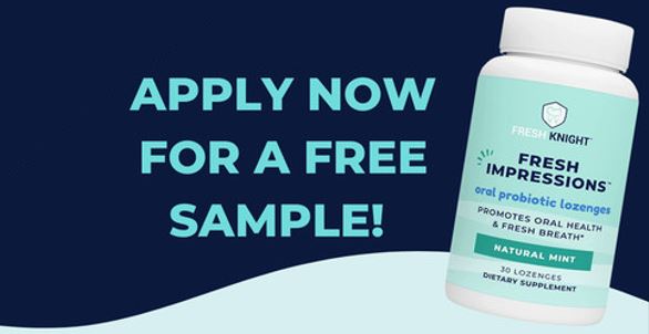 FREE Fresh Knight Fresh Impressions Oral Probiotic Lozenges Sample