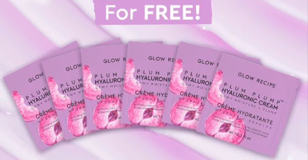 FREE Glow Recipe Plum Plump Cream Sample