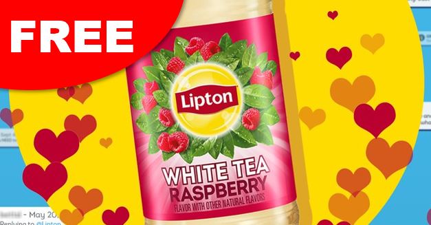 FREE Lipton White Tea Raspberry Gift Boxes