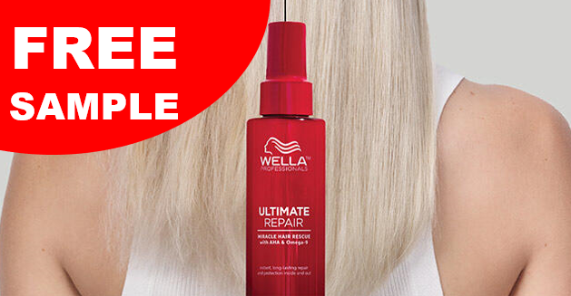 FREE Wella Ultimate Repair Miracle Hair Rescue Sample