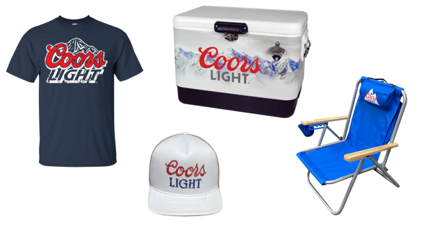 FREE Coors Light T-Shirts, Hat, Coolers, Speakers & More