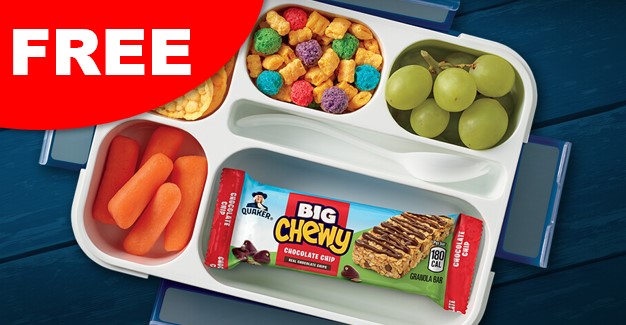 FREE Bento-style Quaker Lunch Boxes