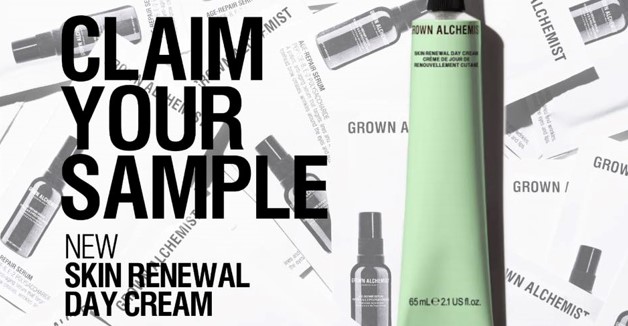 FREE Grown Alchemist Skin Renewal Day Cream Sample