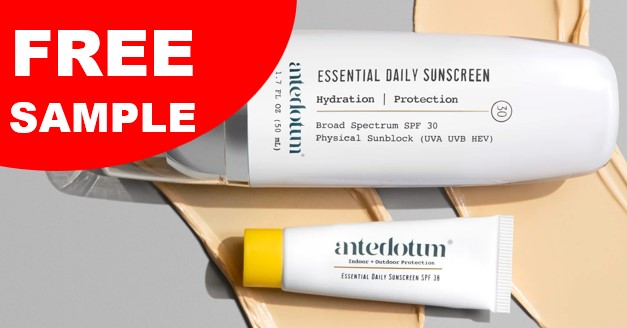 FREE Antedotum Essential Daily Sunscreen Sample