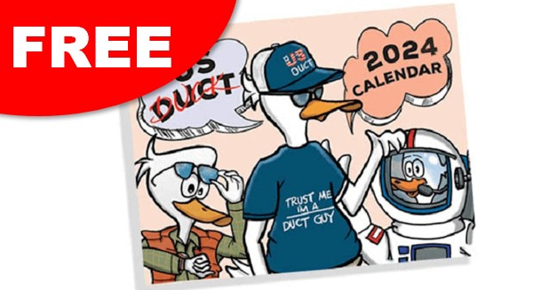 FREE 2024 Duct-Duck Calendar