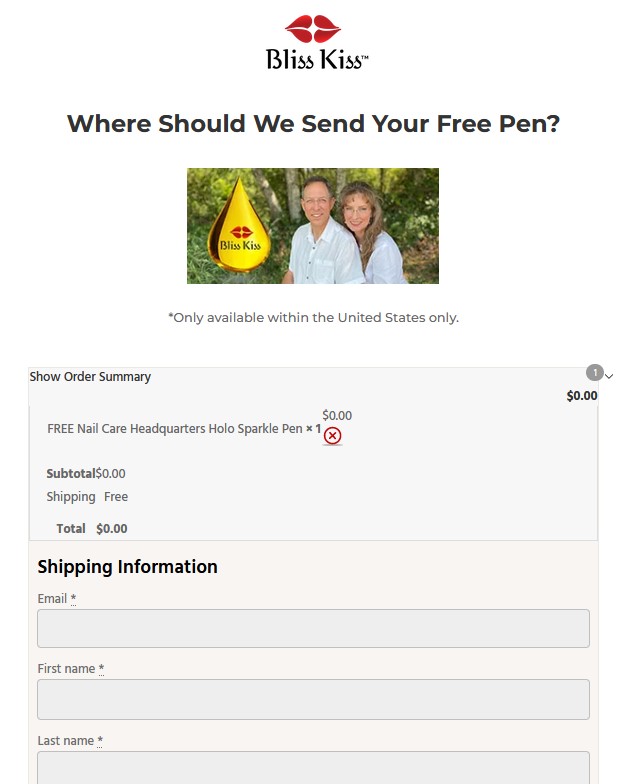 FREE Bliss Kiss Cuticle Oil Pen Sample from SimplyPure