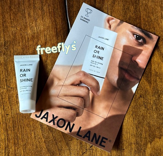 FREE Jaxon Lane Rain or Shine Sunscreen Sample