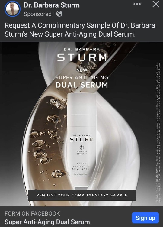 FREE Dr. Barbara Sturm Super Anti-Aging Dual Serum Sample