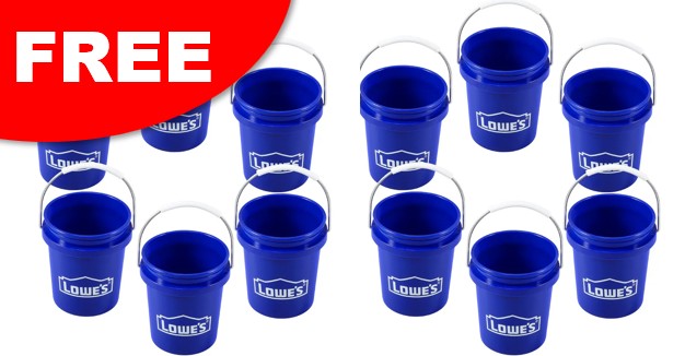 FREE Lowe’s Mini Buckets