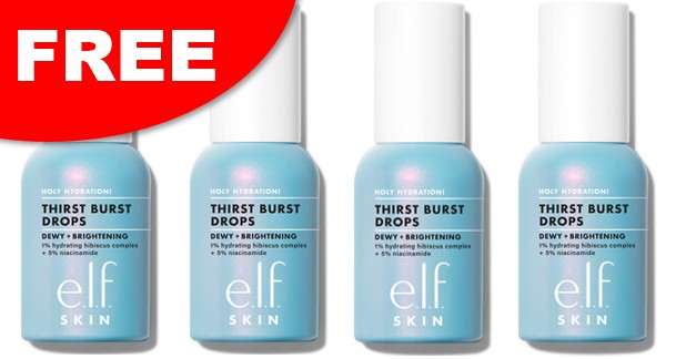 FREE e.l.f Thirst Burst Drops