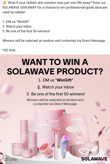 SOLAWAVE Devices Giveaway (50 Winners)